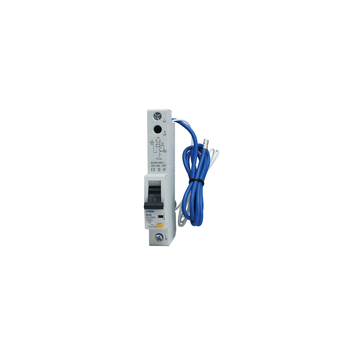 Luceco CURB40 RCBO SP Type B 40A 6Ka — All About Electrics