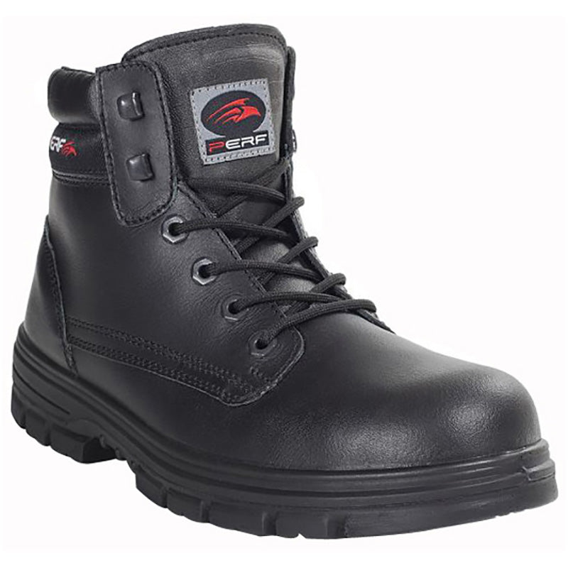 Performance Brands PB23-BLK-07 Mid-Cut Derby Boot S3 Size 7 Black — All ...