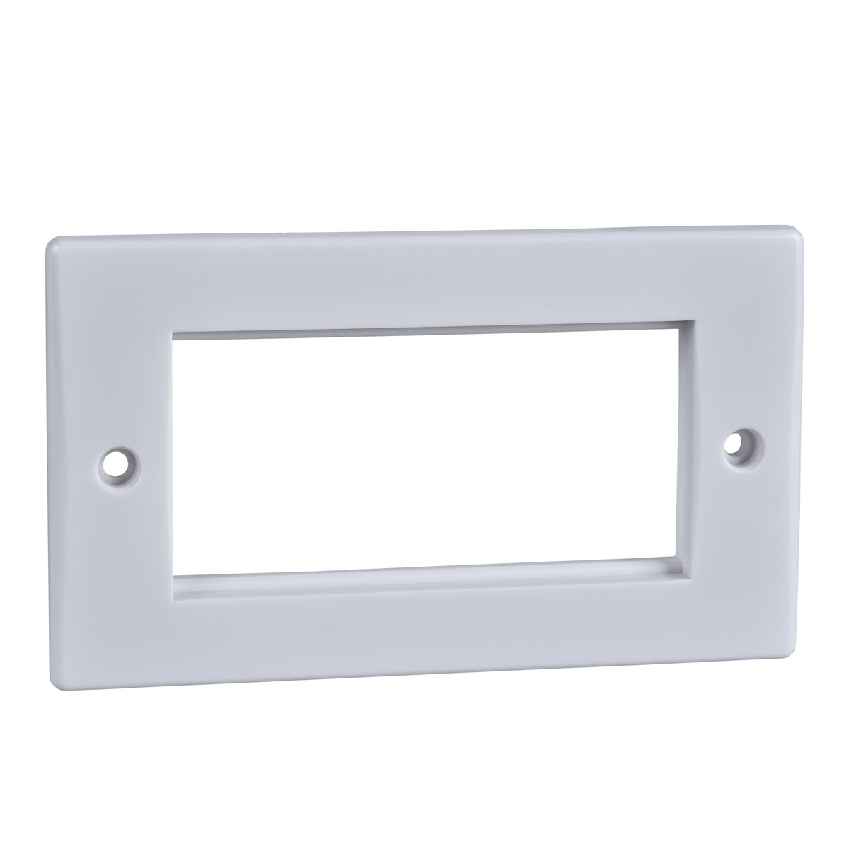 Schneider GU8080 Ultimate Slimline Front Plate 2 Gang 4 Module White ...