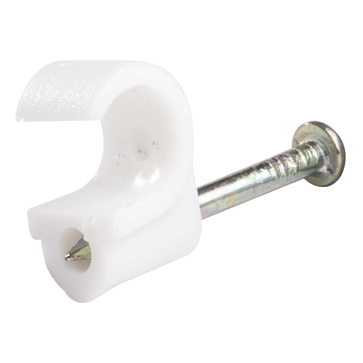 Schneider 77CW05P Tower Clips for 5-6mm Round Plus Cable White — All ...