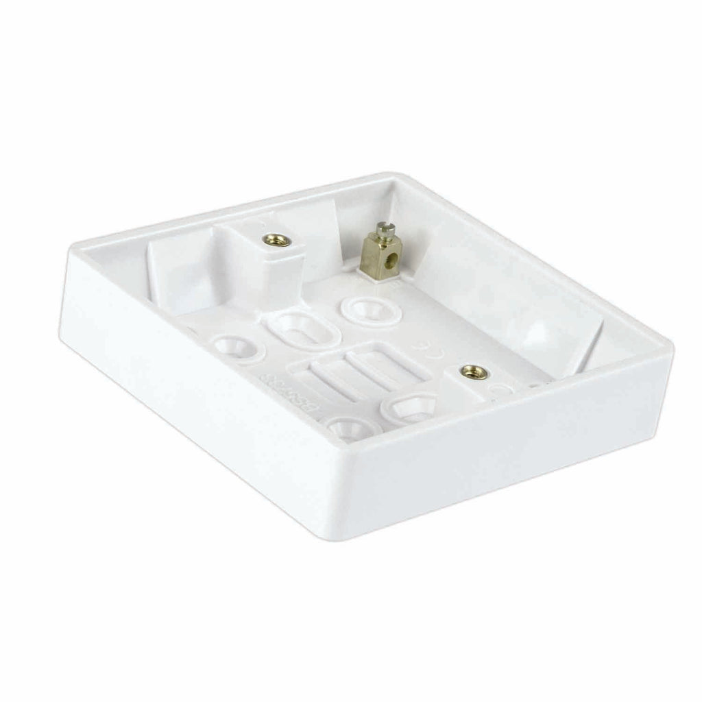 Socket Back Box - Single, Double, Plastic & Metal — All About Electrics