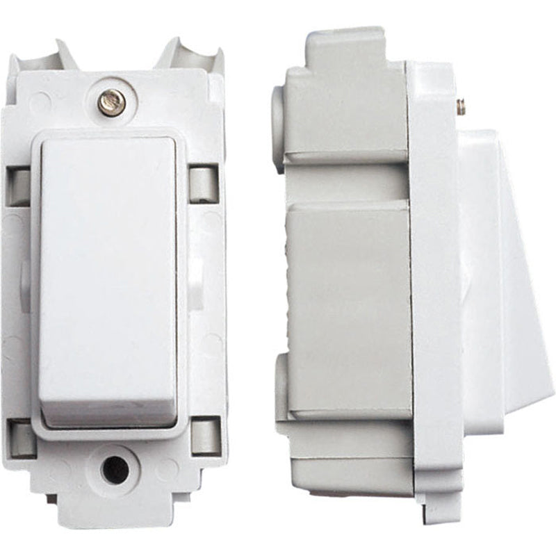 Newlec NL8820INT Grid Switch Single Pole Intermediate 20A White — All ...