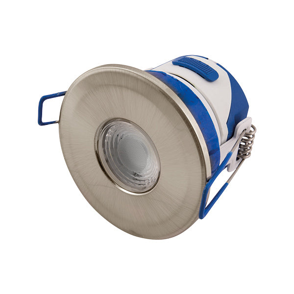 Click Scolmore Downlight Colour Switchable LED Fixed 7W Satin Chrome D ...