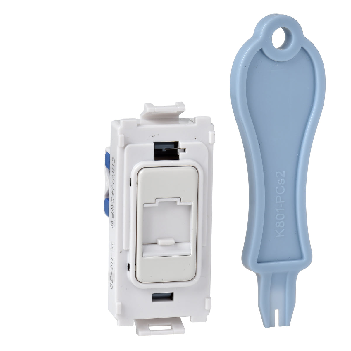 Schneider GUGRJ45WPW Ultimate Grid System RJ45 Socket 1 Module White ...