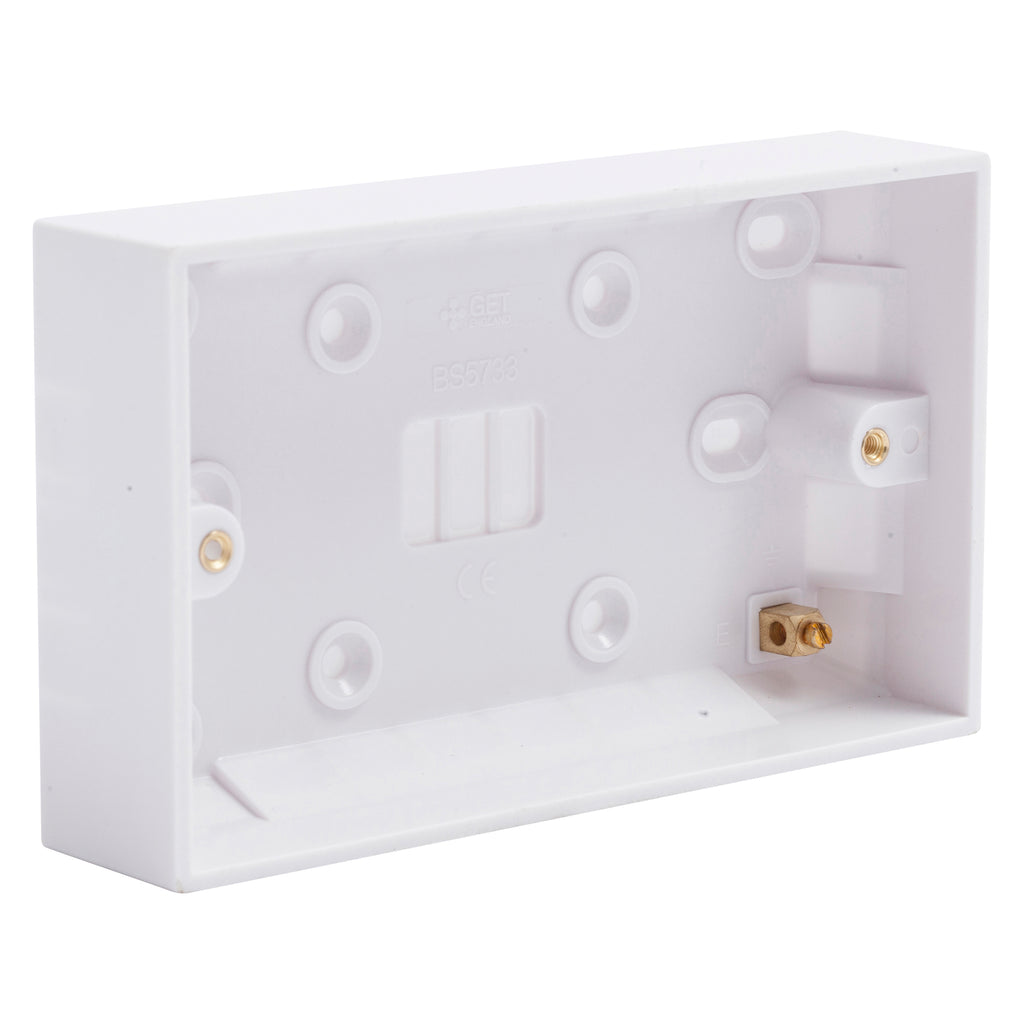 Socket Back Box - Single, Double, Plastic & Metal — All About Electrics