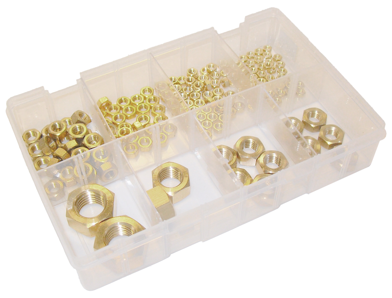 SWA FAB-BN Nut Variety Tub M4-M20 Brass — All About Electrics