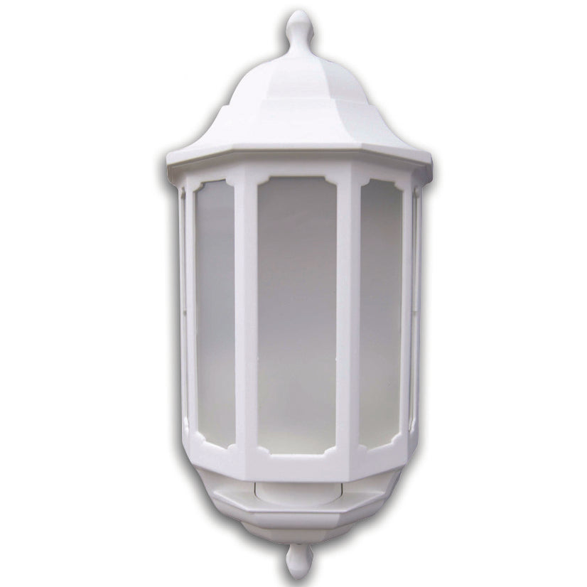 Newlec NLHLLEDB IP65 LED Half Lantern Black — All About Electrics
