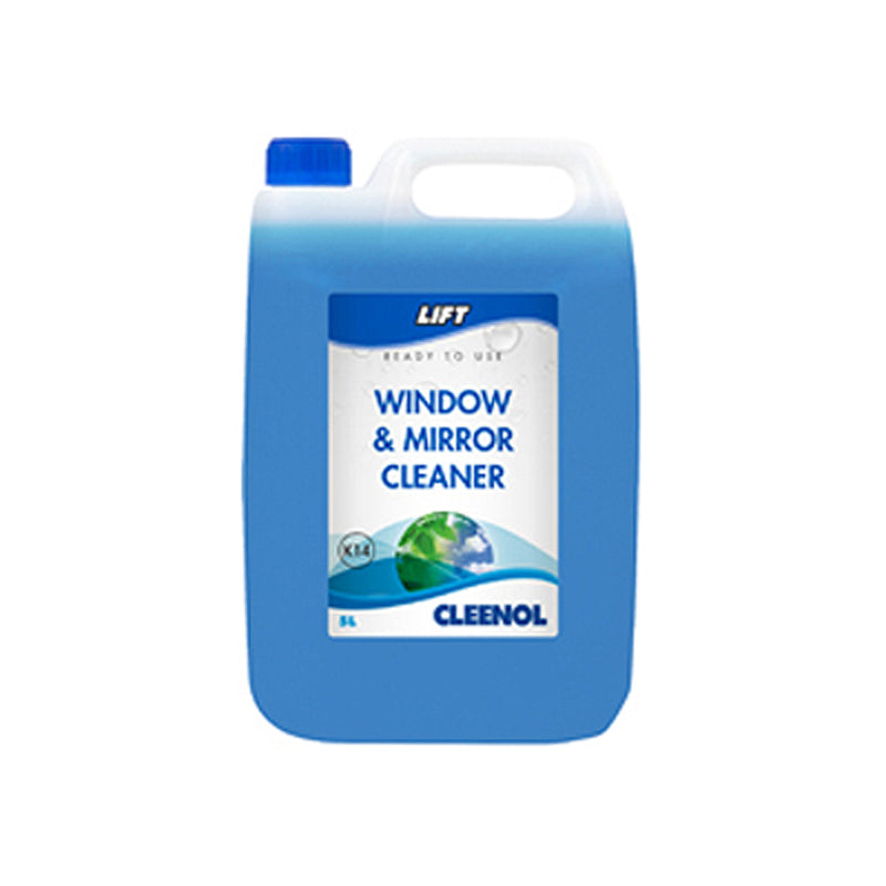 Cleenol 5 Litre Window Cleaner Lift Envirological Window & Mirror Clea ...